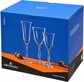 Crystalex sklenice na víno Angela 250 ml 6 ks