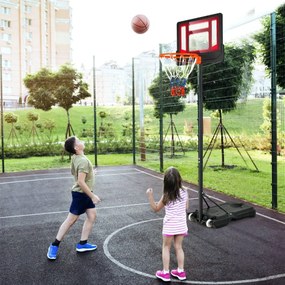 Costway Basketbalový koš pro děti odolný proti povětrnostním vlivům