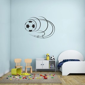 Samolepka na zeď - Fotbalový míč 2 (60x43 cm) - PopyDesign