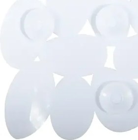 MSV GALETS protiskluzová podložka do sprchy bílá / PVC / 53 x 53 cm