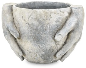 Betonový obal na květináč ruce 16 cm 142055