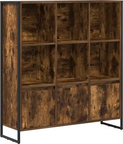 Knihovna 99,5 x 30 x 108 cm Kompozitní dřevo Kouřový dub 3403024