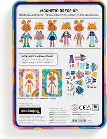 Mudpuppy Magnetická sada Oblékání v barvách duhy 45ks / od 4 let