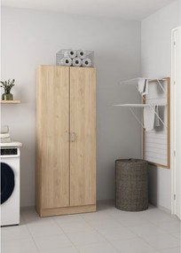 Šatní skříň v dekoru dubu v přírodní barvě 70x181x36 cm Focus – Tvilum
