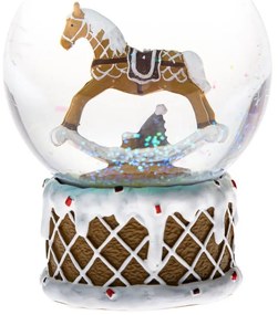 Polyresinové sněžítko (výška 10 cm) Snowy Horse – Dakls