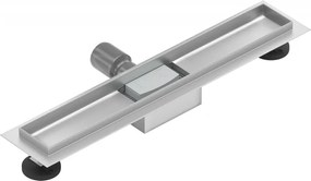 Mexen Flat nerezový sprchový žlab 50 cm - tělo žlabu bez krytu, 1015050