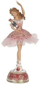 Dekorativní figurka baleríny s Louskáčkem Clayre &amp; Eef 6PR4906