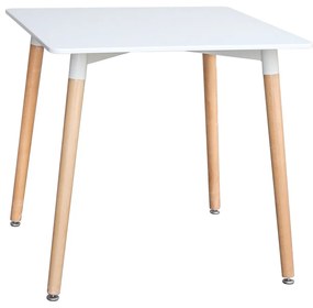 Jídelní stůl 80x80 UNO bílý