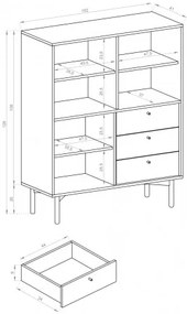 Piaski Regál Flow - FR102