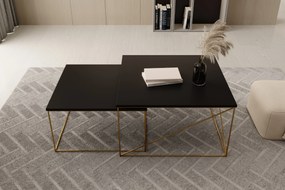 ADRK Furniture Konferenční stolek 2v1 Licco CT-LIC-G-B
