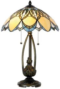 Stolní lampa Tiffany TRIANGLE Clayre &amp; Eef 5LL-5320