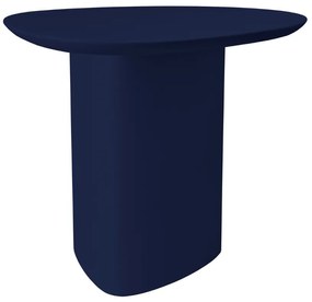 Námořnicky modrý lakovaný odkládací stolek RAGABA CELLS 50 x 50 cm