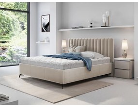 Manželská postel s úložným prostorem na ložní prádlo Lizubo, Rozměr postele: 140x200, Potah: Fresh 11