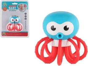 TEDDIES Chrastítko chobotnice / Plast / 8 × 8 cm / od narození