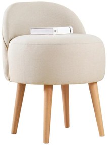 Asir Taburet NIKI pr. 46 cm krémová 209FLF1151