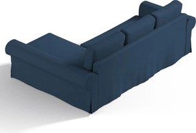 Potah na pohovku IKEA Backabro rozkládací se šezlongem barva tmavě modrá