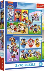 Trefl Puzzle 2x70 Tlapková patrola/Paw Patrol