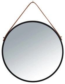 WENKO 24424100 - Zrcadlo BORRONE 40x40 cm černá/stříbrná 24424100