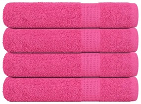 Ručníky FROGN 4 ks růžové 100x200 cm 360 g/m² 137059