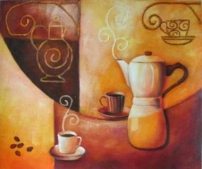 Příprava kávy - 50 x 60 cm