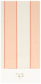 Ubrus 137x259 cm Peach Stripe – Meri Meri