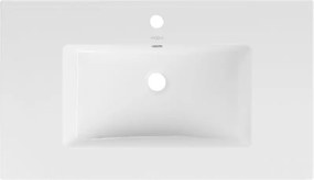 Mexen Atena umyvadlo zapuštěné do desky 80 x 46 cm, bílá - 25018000