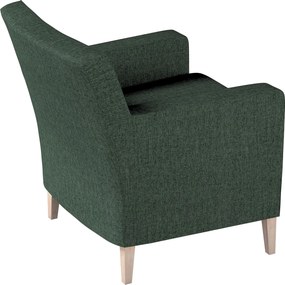 Potah na křeslo IKEA Karlstad barva zelená látka pletený vzor