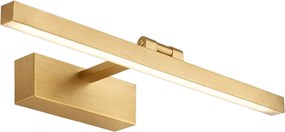 Toolight APP1863-1W, koupelnová LED svítilna, 400 mm, broušená ocel, OSW-66016