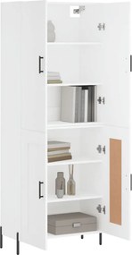 Skříň highboard bílá 69,5 x 34 x 180 cm kompozitní dřevo 3195795
