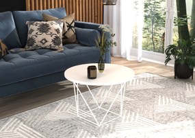 ADRK Furniture Konferenční stolek LIAM CT-LIA-W-W