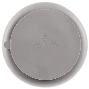 Zopa Silikonový dělený talířek s přísavkou Dove Grey