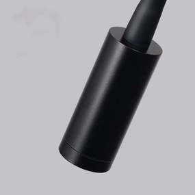 Toolight Toolight, nástěnné svítidlo LED 3W+1xE27 APP1610-2W, černá, OSW-01593