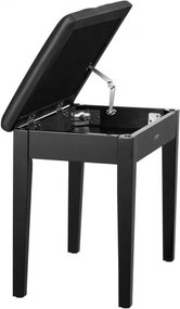 Piano Keyboard Úložný prostor na lavici Polstrované sedátko Dřevěná toaletní stolek