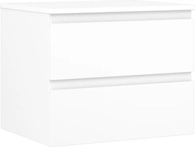 Mexen Orio, koupelnová skříňka 60 cm s horní částí, 2 zásuvky, bílá matná, 91A10-06047-2-BFFC01