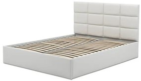 Čalouněná postel TORES II bez matrace rozměr 180x200 cm - Eko-kůže Bílá eko-kůže