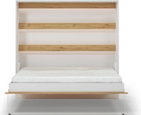 Devesto Sklápěcí postel Horizontální 160 Dub Artisan LED