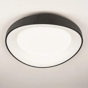 Stropní designové LED svítidlo Organic Black 48