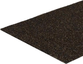 Schodové rohože samolepicí 15 ks 60 x 25 cm tmavě hnědé obdélníkové 326919