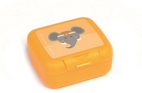 DBP snack krabička malá Slon oranžová