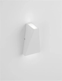 NV 9202261 Venkovní nástěnné svítidlo MILEY bílý hliník a sklo LED 7W 3000K 200-240V IP54 světlo nahoru a dolů - NOVA LUCE