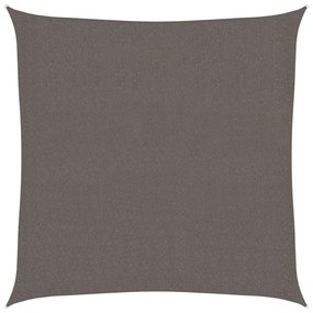 Plachta proti slunci 160 g/m² antracitová 3 x 3 m HDPE 311054