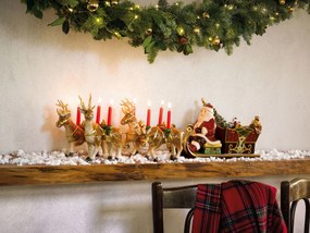 Vánoční dekorace Christmas Toy's Memory sv. Mikuláš s hrací skříňkou