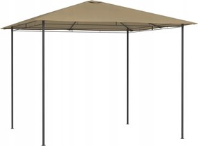 Fionshop 262826500 Altán 3 x 3 x 2,6 m taupe 160 g/m²