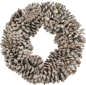 Věnec Winter Cone ⌀30cm natural