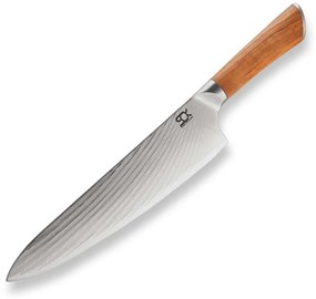 Nůž SOK kuchařský Chef 230 mm Olive Sunshine Damascus [6340544]