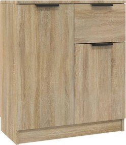 Příborníky 2 ks dub sonoma 60 x 30 x 70 cm kompozitní dřevo 3115814