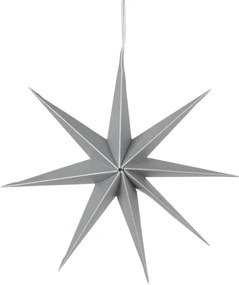 Vánoční hvězda na zavěšení P.50 cm, stříbrná