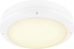 LA 1008833 OUTDOOR BULKHEAD V 360 20W 830/840/856 IP65 IK10 bílé - BIG WHITE (SLV)