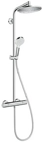 Hansgrohe Crometta - Sprchový set S 240 Showerpipe s termostatem, EcoSmart 9 l/min, chrom 27268000