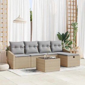Set pohovek 5 ks polyratan 3360601